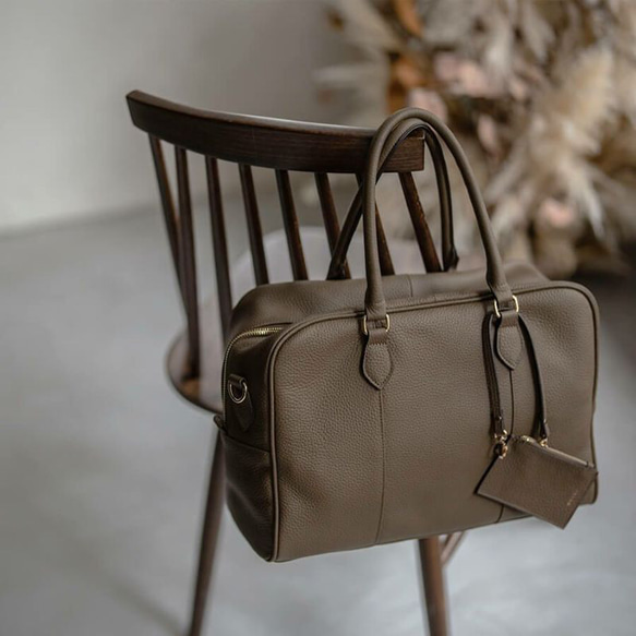 2way A4 ボストンバッグ 本革 入学式/卒業式 大容量 ゴールド金具 トープ [dunuve-2d-gdtp] ボストンバッグ HAYNI 通販 16141799｜Creema(クリーマ)