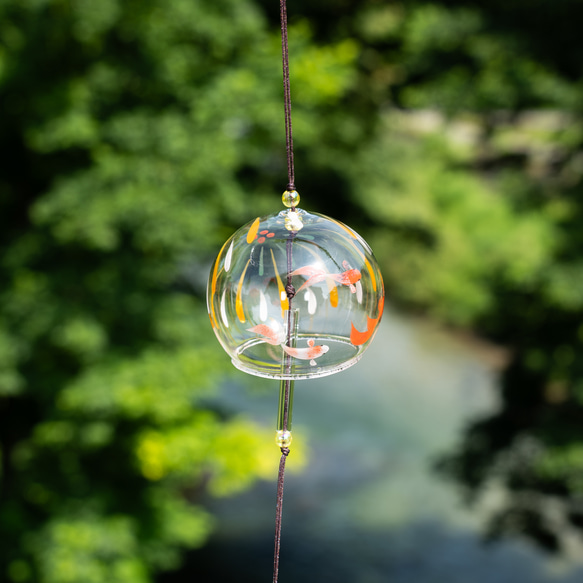 ガラス風鈴＊金魚[ID：C27065-1] 風鈴 千花 -Chibana- 通販｜Creema(クリーマ) 16143161