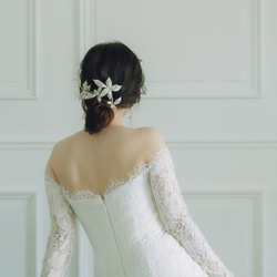 [ゼクシィ掲載][HA-138]ウェディング スワロ 結婚式 披露宴 ブライダル アクセサリー ヘッドドレス（ウェディング） SWEET ...