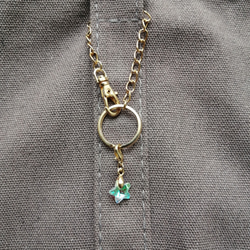 大人気【キラキラ 星チャーム】 オーロラ チャー厶 アンブレラマーカー マスクチャーム キーホルダー バッグチャーム 星 キーホルダー ...