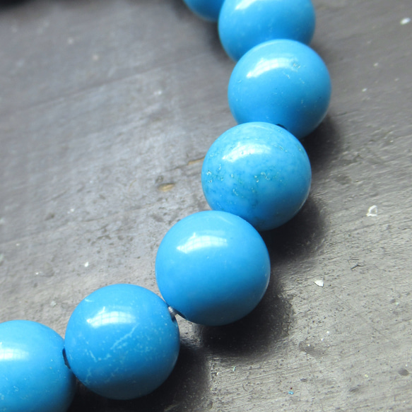 8ミリ玉 マグネサイトターコイズブレスレット ブレスレット ターラー 通販｜Creema(クリーマ) 16197742