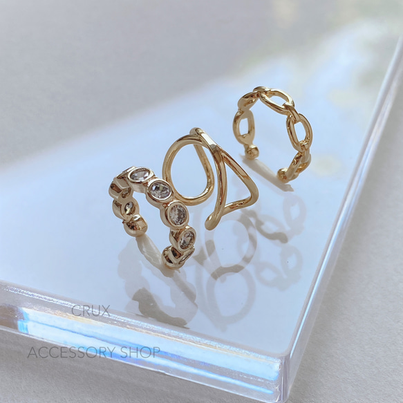 【creema限定】3点イヤーカフセット★ 新春福袋2024 イヤーカフ CRUX 通販 16209907｜Creema(クリーマ)