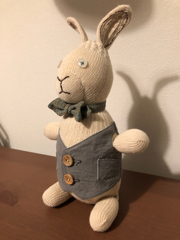 KINARI USAGI ‘HUGO’ ぬいぐるみ KUMA+oUSAGI 通販 16222763｜Creema(クリーマ)