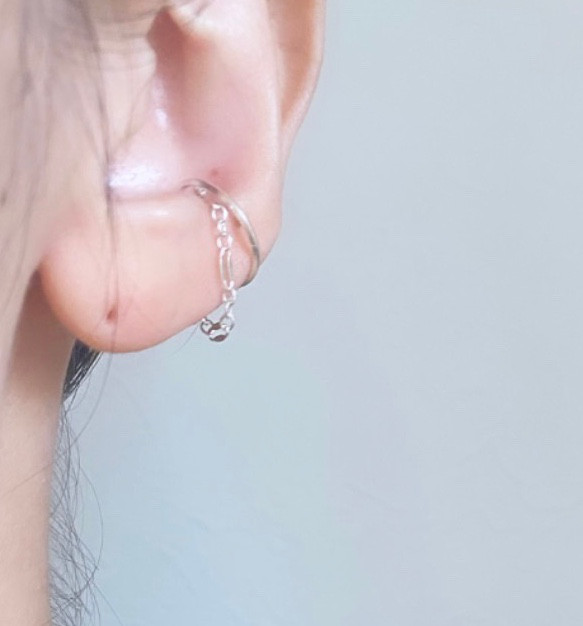 silver925 Modest ear cuff イヤーカフ イヤカフ イヤーカフ f accessory 通販 16227867｜Creema(クリーマ)