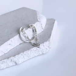 silver925 Modest ear cuff イヤーカフ イヤカフ イヤーカフ f accessory 通販 16227867｜Creema(クリーマ)