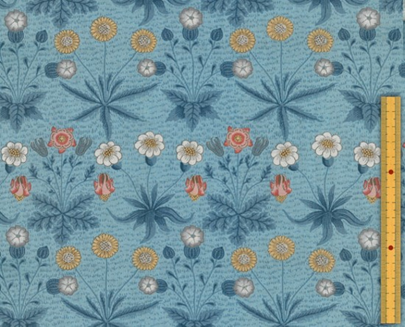 カットクロス！Moda モダ『BEST OF MORRIS SPRING② ブルー』～52㎝×50㎝でカット済み～ 生地 Blanc de ...