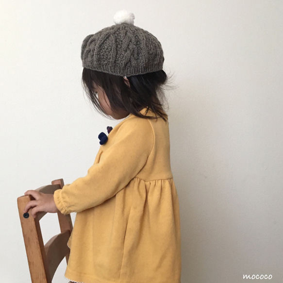ニットベレー帽〈baby/kids size〉 ベレー帽・ハンチング mococo 通販 16247496｜Creema(クリーマ)