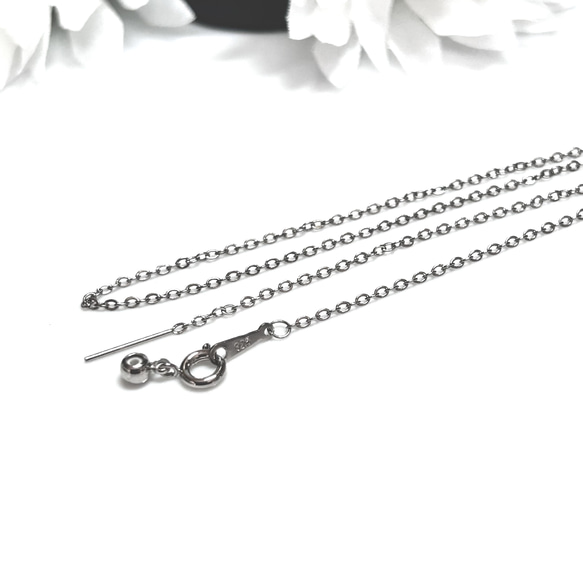 50cm SV925 小豆チェーン 引き輪 1本 シルバーカラー 刻印入り 長さ調整機能 ネックレスチェーン ネックレス・ペンダント GemStone じぇむすとーん 通販 16250342 ...