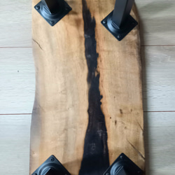 サイドテーブル 古材 無垢材 黒柿 サイドテーブル renew+ 通販 16255401｜Creema(クリーマ)