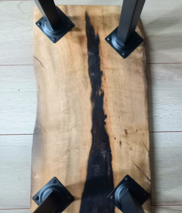 サイドテーブル 古材 無垢材 黒柿 サイドテーブル renew+ 通販 16255401｜Creema(クリーマ)