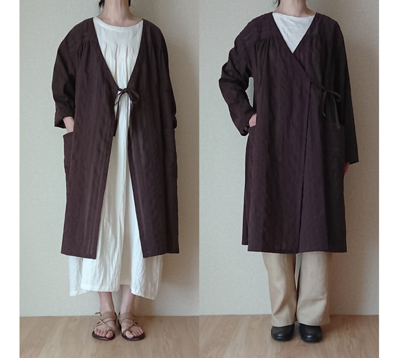 【SALE】2WAYコットンサッカーストライプカシュクールワンピース ワンピース Petal* 通販 16266320｜Creema(クリーマ)