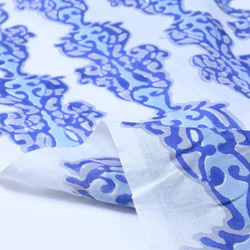 【アウトレット特価品】BLOCK80AST（GL096）インド サンガネール ブロックプリント コットン生地 生地 MALAIKA マライカ ...