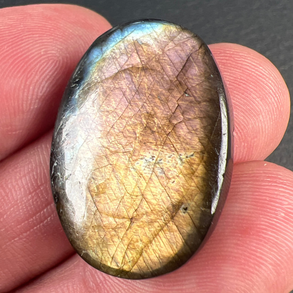 スペクトロライト ラブラドライト 27.5ミリ ルース nl6960 天然石 pinky 通販 16271305｜Creema(クリーマ)