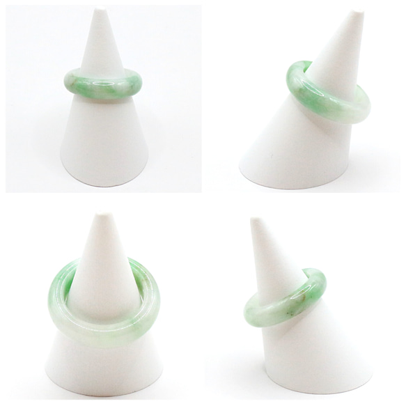 GS-Ring-08 天然石 くりぬきリング ミャンマー産 翡翠 14号 ブレスレット Kachin Grace Gems 通販｜Creema ...