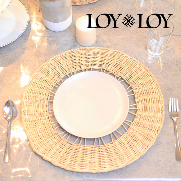 【フェアトレード商品】ラタンアンダープレート お盆・トレイ LOYLOY 通販 16291189｜Creema(クリーマ)