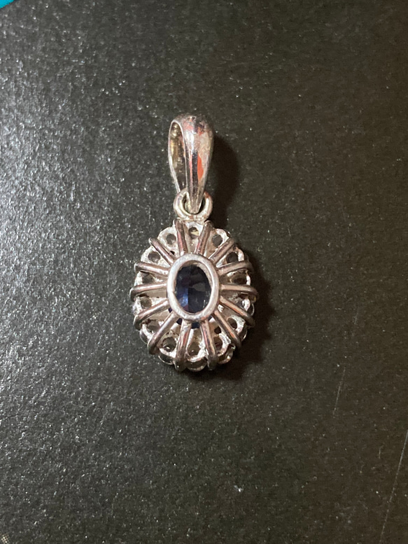 天然サファイア 非加熱コーンフラワー 1.41ct ブルーサファイア トパーズペンダント ネックレス・ペンダント SLATE BLUE 通販 16291640｜Creema(クリーマ)