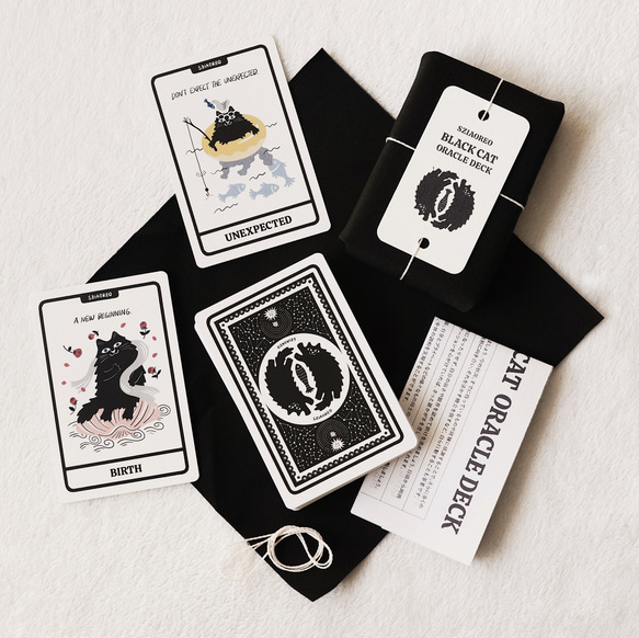 SZIAOREO Black Cat Oracle Deck イラスト sziaoreo 通販 16301493｜Creema(クリーマ ...