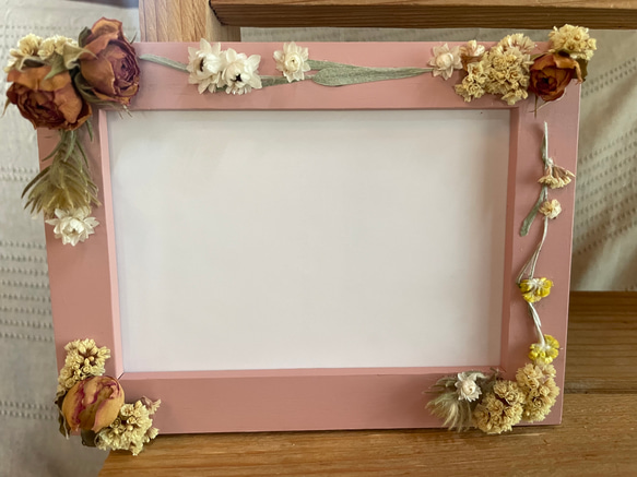 写真立て ドライフラワーのフォトフレーム フォトフレーム・写真立て beau jalden 通販｜Creema(クリーマ) 16305932