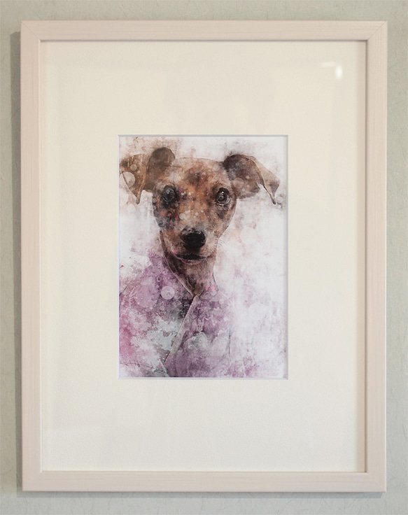 Color Drawing 230613 【ミニチュアピンシャー】 絵画 bloache 通販 16327858｜Creema(クリーマ)