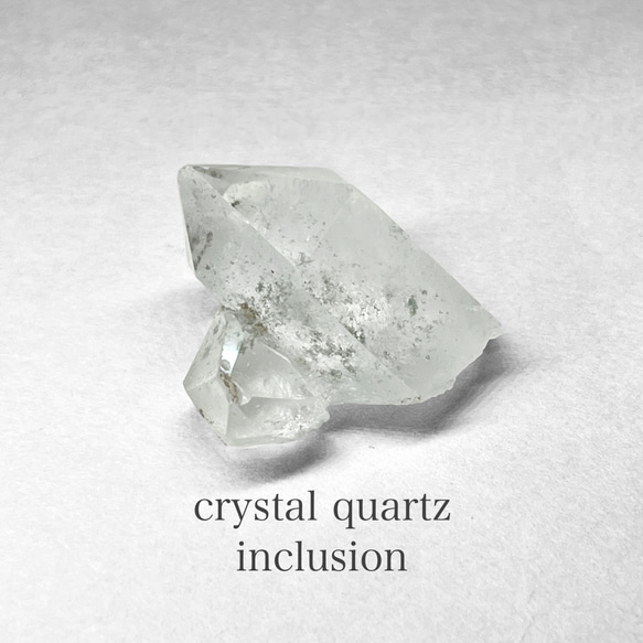 inclusion crystal：quartz in quartz / インクルージョン水晶 3：貫入水晶 天然石 N.st 通販 ...