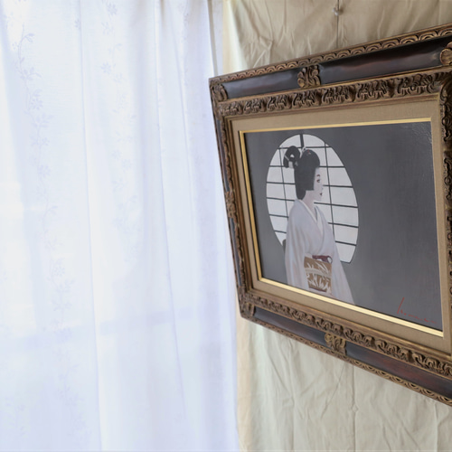 空蝉 (うつせみ) ※油彩画「油絵+板パネル」 絵画 風童子 通販 空蝉 (うつせみ) ※油彩画「油絵+板パネル」 絵画 風童子 通販