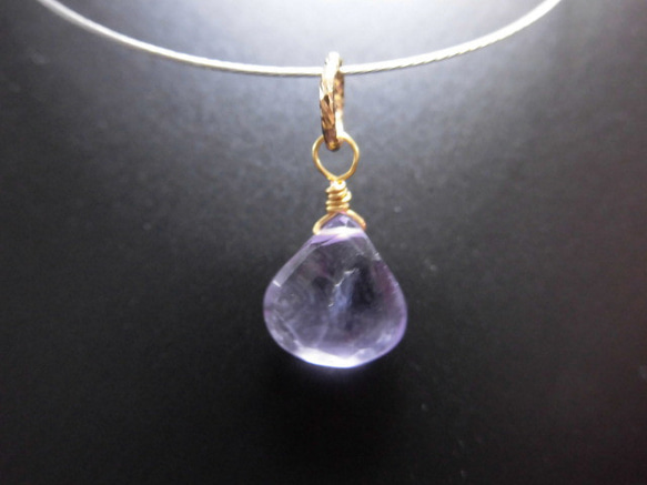 【SALE】【14KGF】宝石質ピンクアメジストの1粒ピアス A25￥940→￥500 ペンダントトップ KAZEYA－かぜやー 通販｜Creema(クリーマ) 16341122