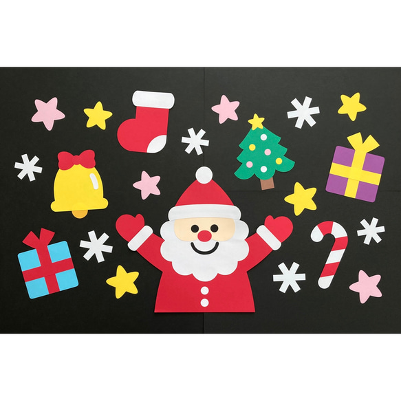 サンタ クリスマス 壁面飾り その他インテリア雑貨 ふわぽん 通販 16344883｜Creema(クリーマ)
