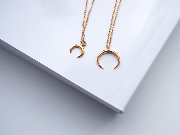 送料無料【24KGP（SV925）/14kgf】三日月 ネックレス / mini or S（40cm） ネックレス・ペンダント BENIR Accessoires 通販 16358578 ...