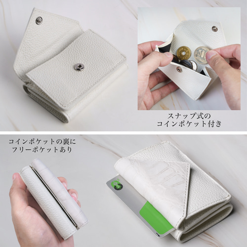 ミニ財布 レディース 本革 ヒマラヤ クロコダイル 三つ折り 財布 ミニ財布 レディース 本革 ヒマラヤ クロコダイル 三つ折り 財布