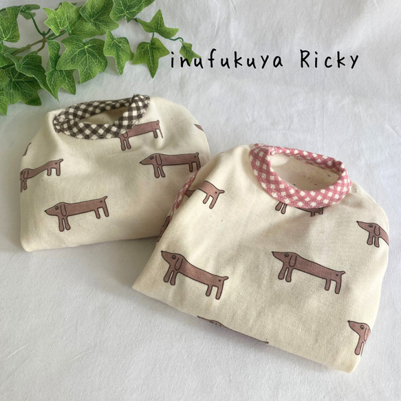 ほっこりダックスなタンクトップ【受注】犬服オーダー（SSS～LLL） 小型犬中型犬 ペット服・アクセサリー 犬服屋Ricky 通販｜Creema(クリーマ) 16392687