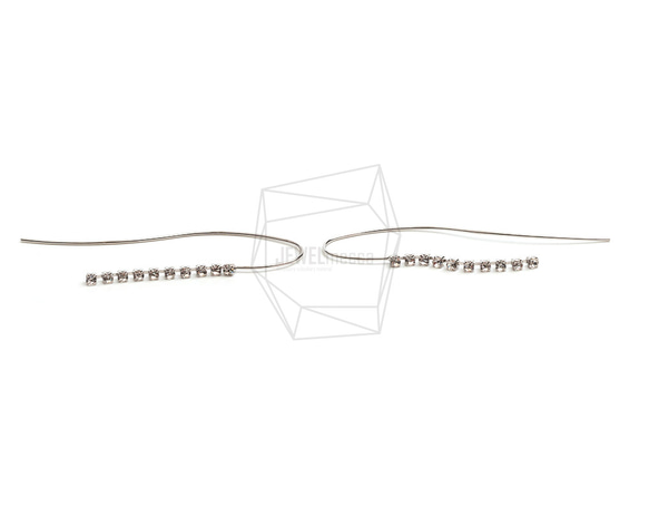 ERG-2464-R【2個入り】カーブプレートフック,Curved Plate Hook Earring 金具・チェーン jewelmecca ...