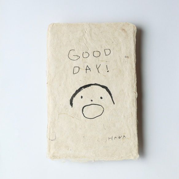気持ち伝える土佐和紙。素朴でかわいい土佐楮カード ーgood Day ポストカード 土佐和紙 奏華舎 通販｜creema クリーマ
