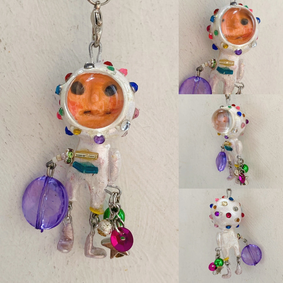 宇宙飛行士コ ④ 白 キラキラツブ その他人形 alimie 通販｜Creema(クリーマ) 16416967