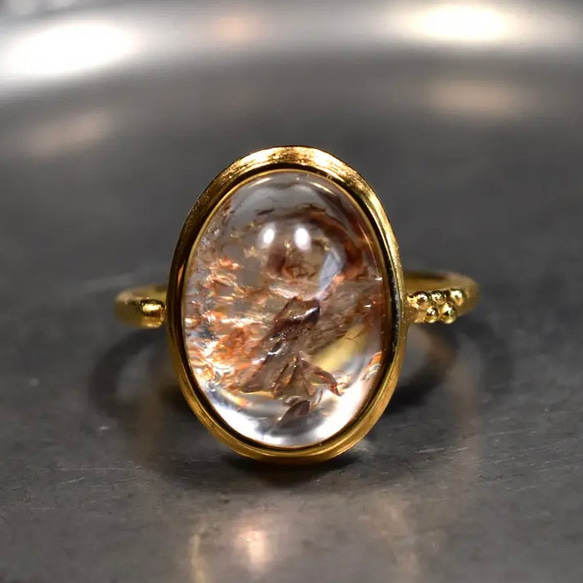 Limonite in quartz 指輪・リング Eto.Jewelry 通販 16418588｜Creema(クリーマ)