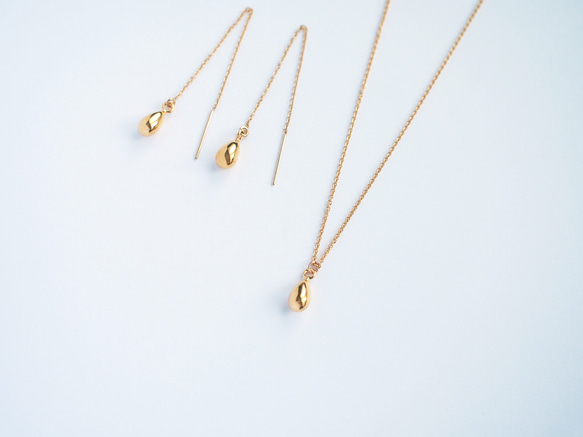 【福袋】秋の福袋2点セット数量限定＊送料無料【24KGP（SV925）/14kgf】しずくネックレス&チェーンピアス ネックレス・ペンダント BENIR Accessoires 通販 ...