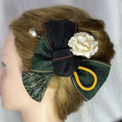 和風 髪飾り b65 着物 浴衣 祭り その他ヘアアクセサリー 結の巴菜 通販｜Creema(クリーマ)