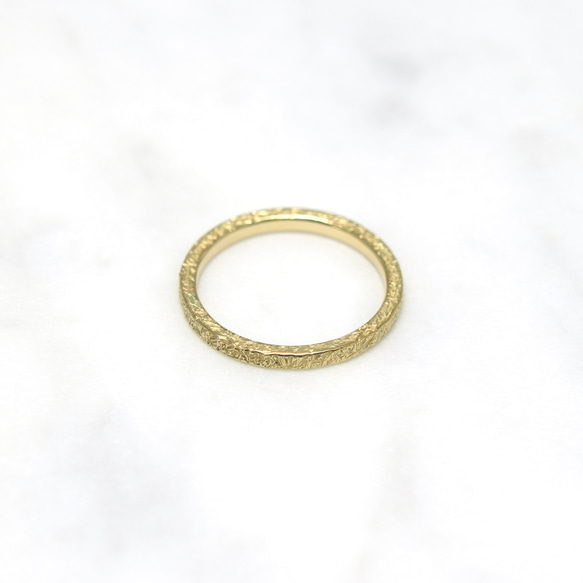 ゴールドリング K14スクエアリング K14 Ring No.5 リングサイズ10号 指輪・リング ATELIER HOGARAKA 通販 ...