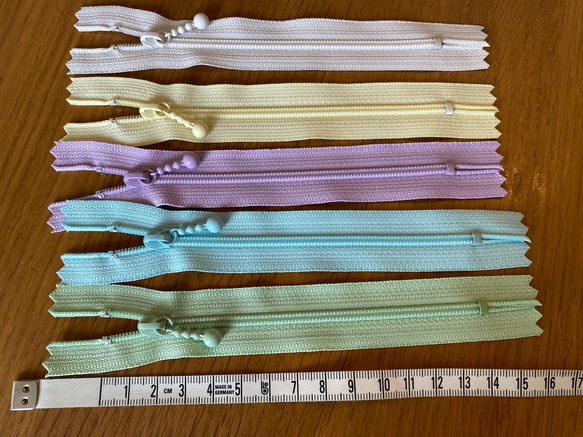 新入荷！『パステルカラーがお洒落！ファスナー 短め玉つき14cm YKK』～各1色 計5本Ⓝ～ その他素材 Blanc de Roi 通販 16467653｜Creema(クリーマ)