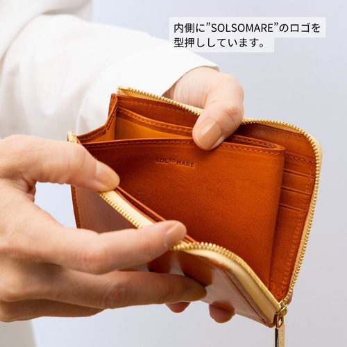 本革マルチ財布|L字ファスナー|コンパクト|シンプル|ペア 本革マルチ財布|L字ファスナー|コンパクト|シンプル|ペア