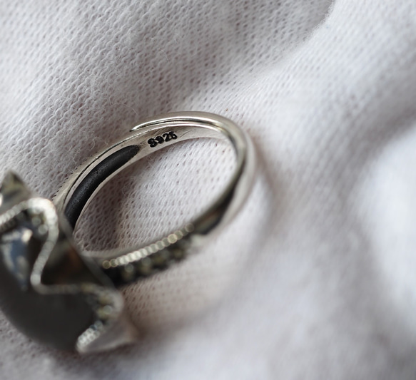 再販4 グレームーンストーン14 S925個性派デザインリング 指輪・リング ケロリン堂 通販 16496157｜Creema(クリーマ)