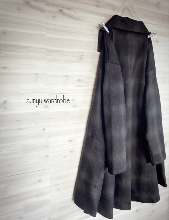 a.myu初秋に上質なコットンオーバーサイズのコートジャケット コート a.myu wardrobe 通販 16497406｜Creema(クリーマ)