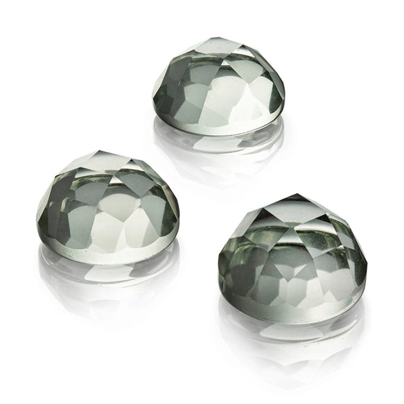 1粒売り 宝石質グリーンアメジストAAA ラウンド カボションカット8×8mm 天然石 ベリーズファームジュエリー 通販 16500070 ...