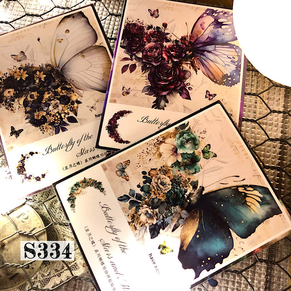 送料無料【S334コラージュ素材】海外PETシール 蝶 ジャンクジャーナル 手帳 おすそ分け スクラップ シール・ステッカー Glee. 通販 16516688｜Creema(クリーマ)