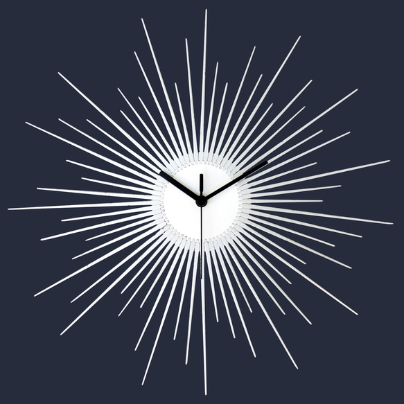 The Big Bang - elegant stylish wooden wall clock in gold 時鐘・鬧鐘・掛鐘 ...