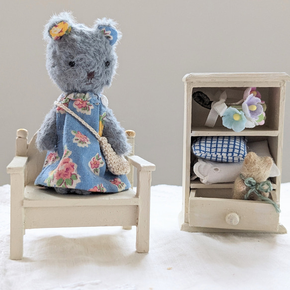 Sold ＊Blue Gray Bear＊ ぬいぐるみ *kaana* 通販｜Creema(クリーマ) 16522838