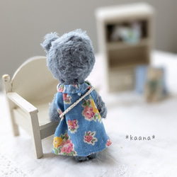 Sold ＊Blue Gray Bear＊ ぬいぐるみ *kaana* 通販｜Creema(クリーマ)