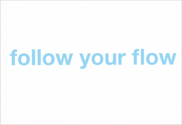 follow your flow ポストカード n 通販 16524956｜Creema(クリーマ)