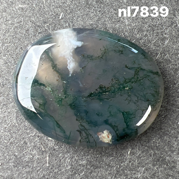 モスアゲート 26ミリ ルース nl7839 天然石 pinky 通販 16525007｜Creema(クリーマ)