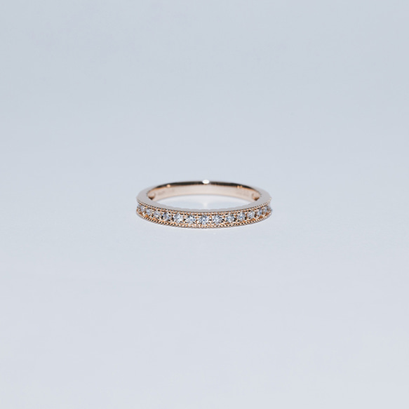 K18PG D0.20ct ダイヤモンピンクゴールドドリング pbdq_111C 指輪・リング pbdq 通販 16533169｜Creema(クリーマ)