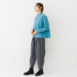 コットン起毛アトリエブラウス シャツ kermu 通販 16534740｜Creema(クリーマ)